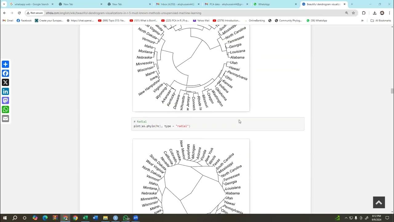 Batch 51: create dendrogram in R - YouTube