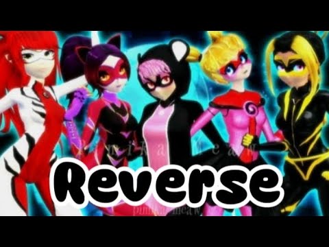 [Reverse]【MMD】 Miraculous ☆ Akumatized Heroes (part 4) Transformations「FANMADE」 - YouTube