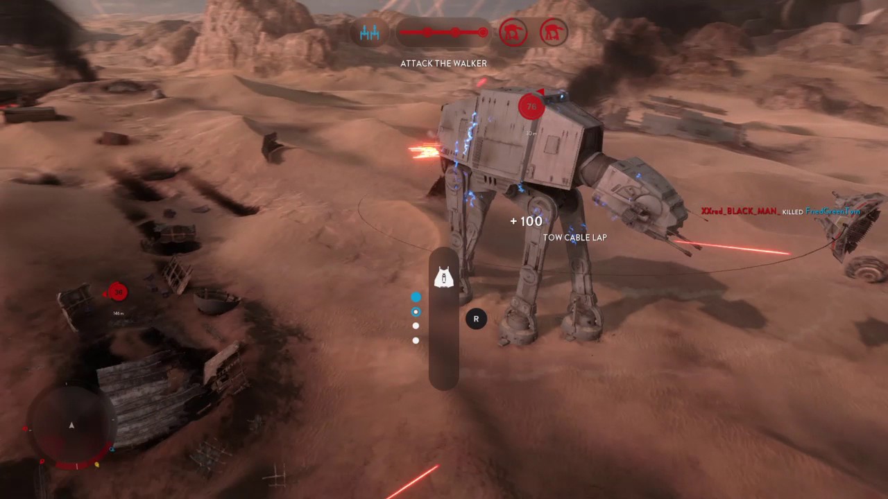 STAR WARS™ Battlefront™ tripping walker online - YouTube