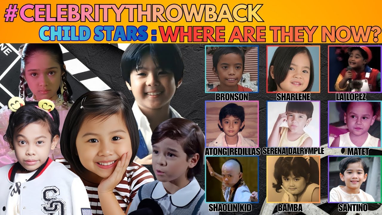 25 Sikat na Child Stars Throwback! Naalala N’yo Pa Ba? - YouTube