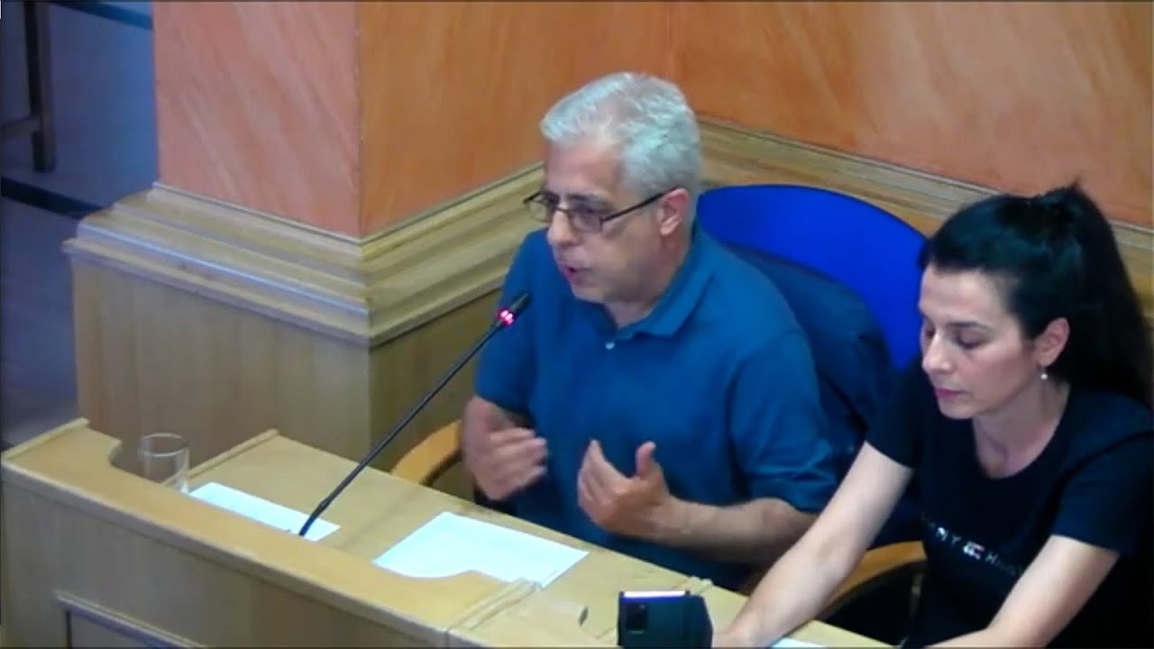 Παρέμβαση του Ν. Σοφιανού στο Δημοτικό Συμβούλιο Αθηνών - YouTube