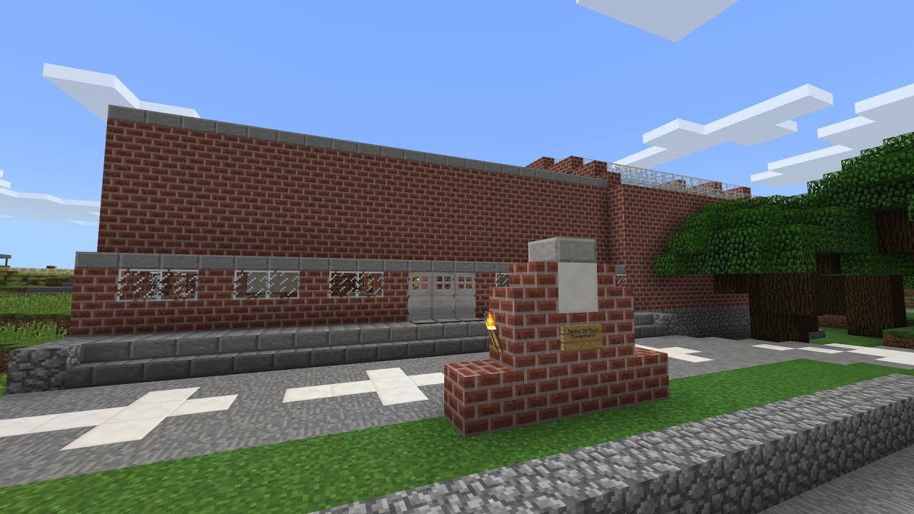 Minecraft Elementary school tour (Rocky springs) - YouTube