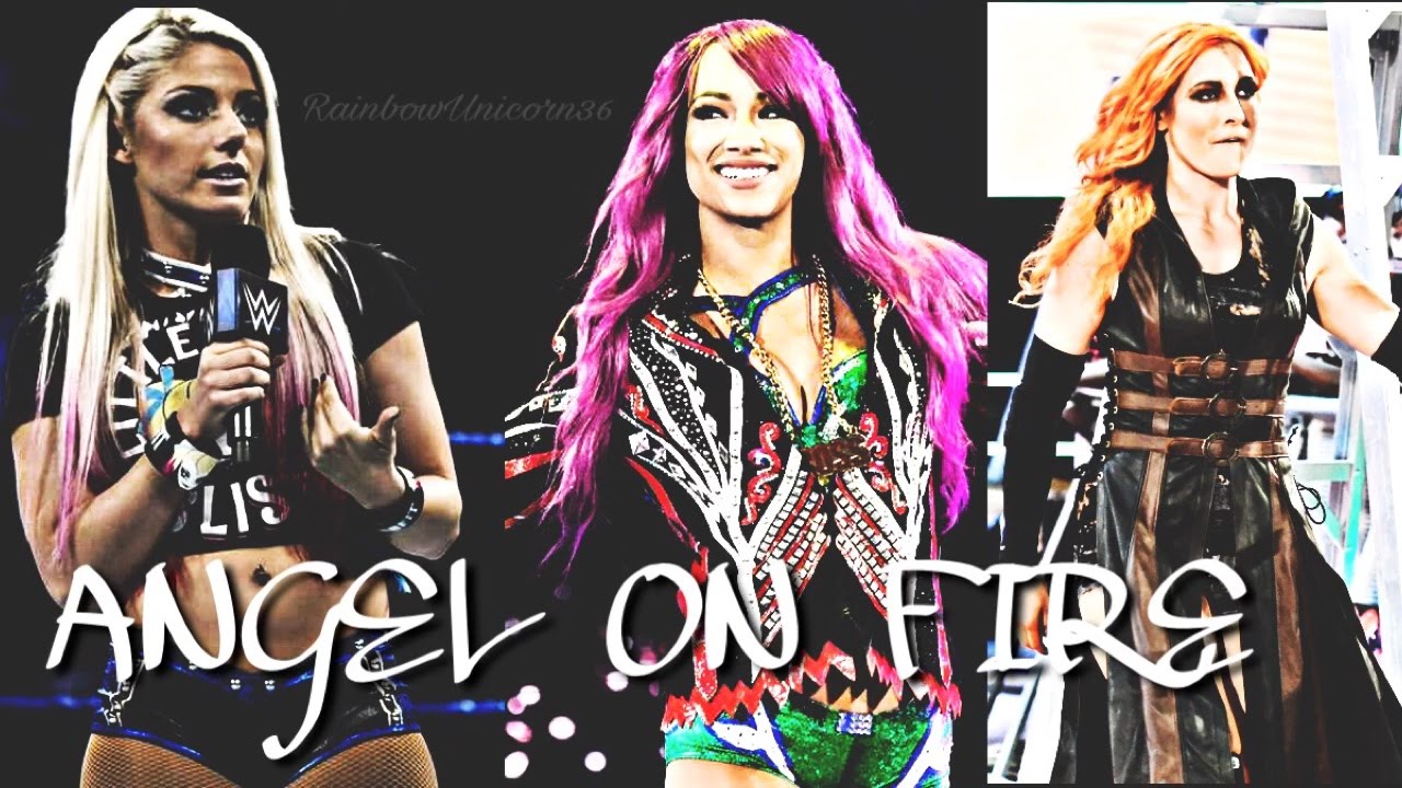 WWE Women || Angel on Fire || - YouTube