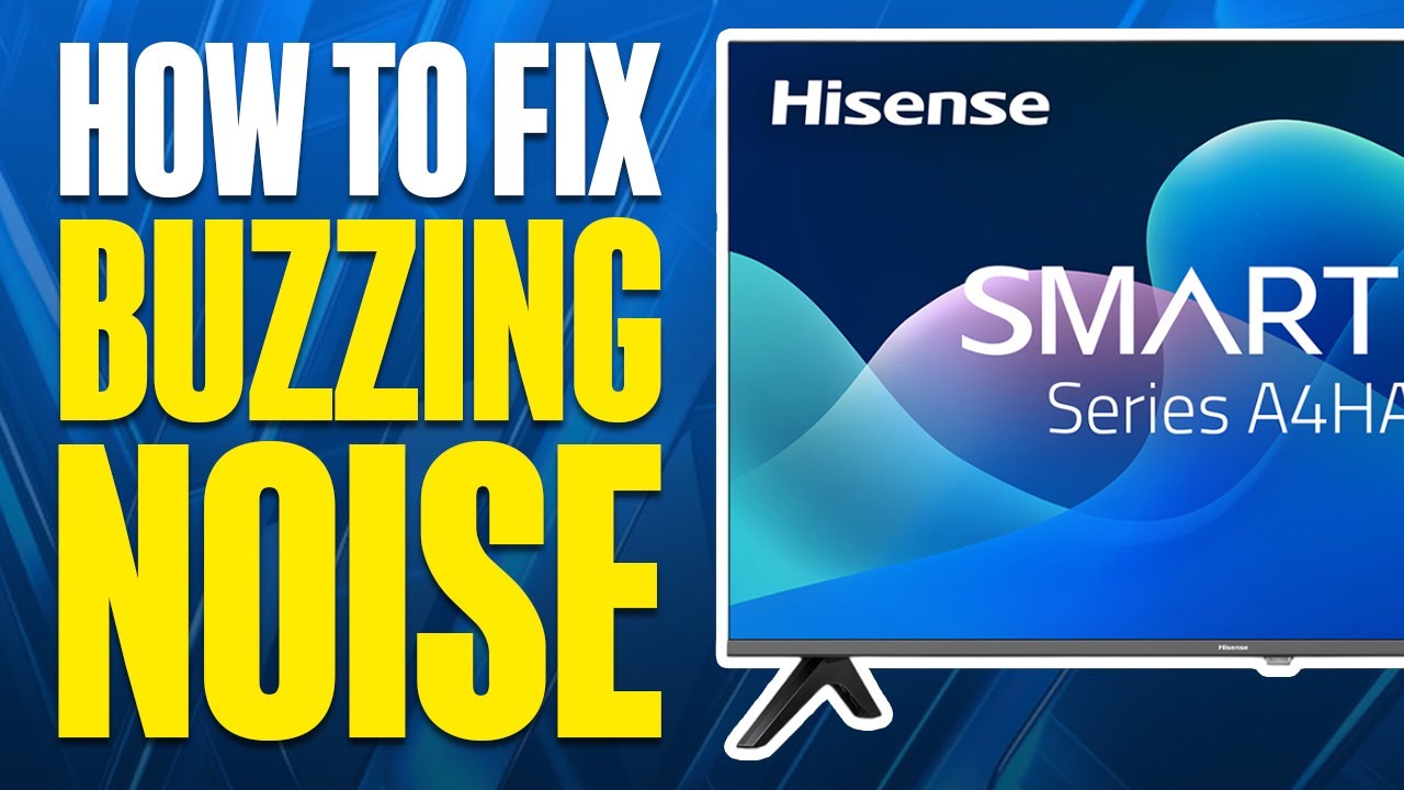 How To Fix Buzzing Noise In TV - YouTube