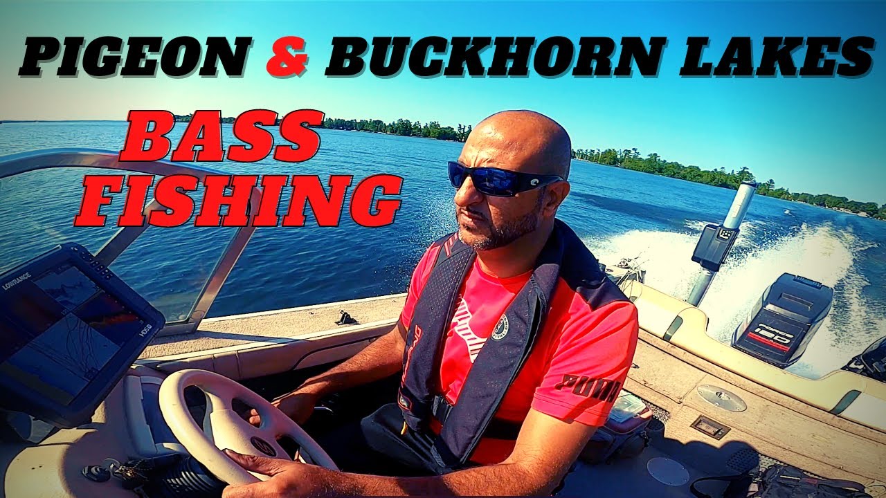 Pigeon & Buckhorn Lake Bass fishing - fishing the TRI- LAKES - YouTube