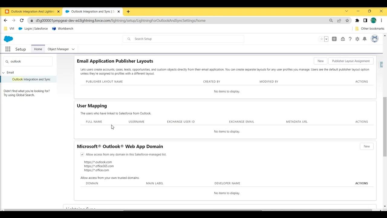 Enable Outlook Integration And Lightning Sync #inSalesforce - YouTube