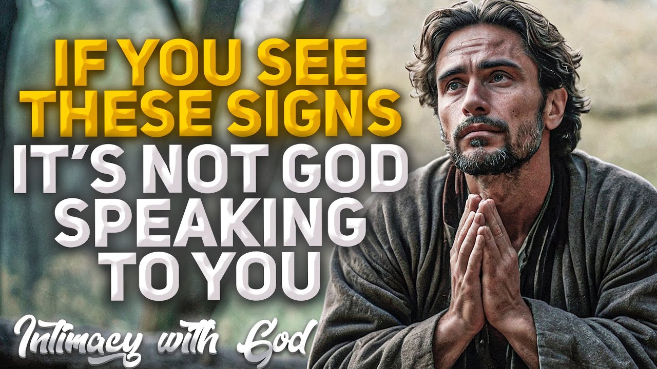 If You See These Signs, It's NOT God Speaking To You! (Christian ...