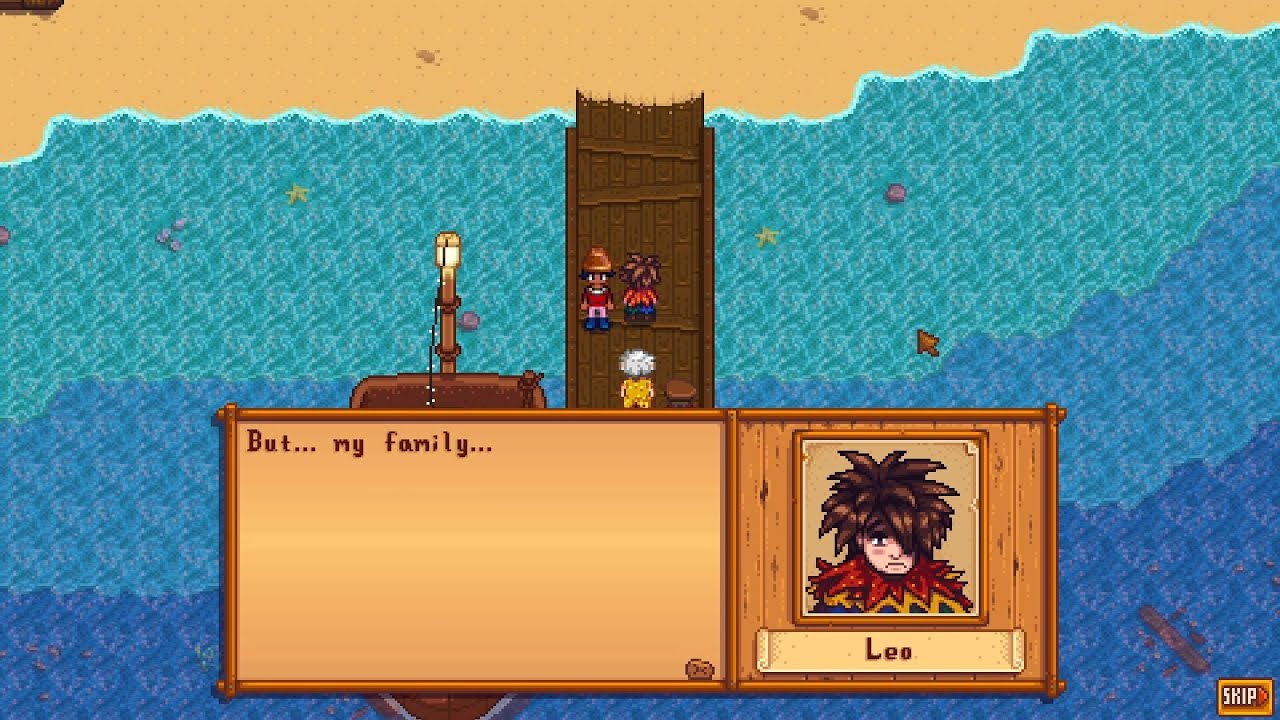 Stardew Valley 29 :: Leo's Six-Heart Event - YouTube