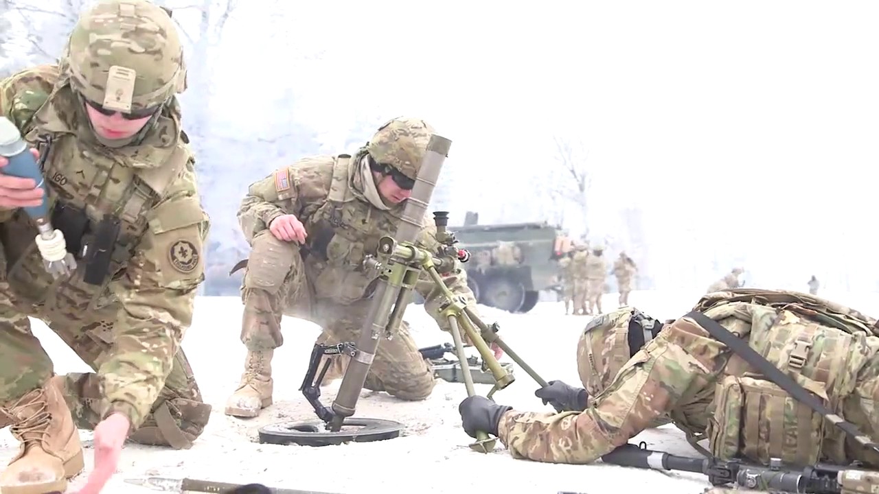 2nd Cavalry Regiment - mortar live fire - YouTube