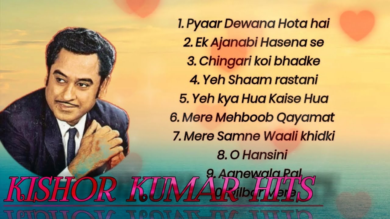 Kishor Kumar Evergreen Hits I SuperHits songs Of Kishor Kumar In Hindi ...