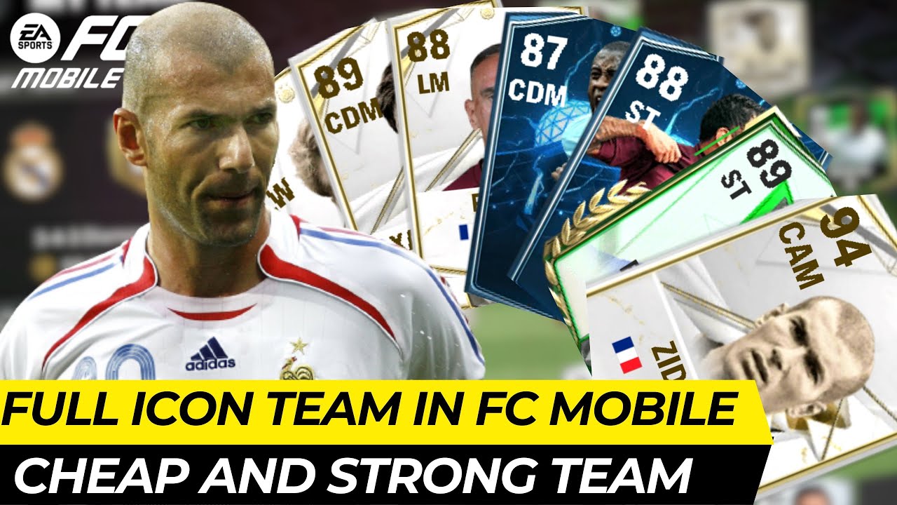 [FIFA NEW UPDATE] PLAYING FULL ICON TEAM (sort of) | FT. ZIDANE ...