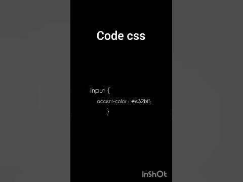 Changer la Couleur des Checkboxes et Radios en HTML/CSS 🎨 | Tutoriel Rapide #vscode #code # ...