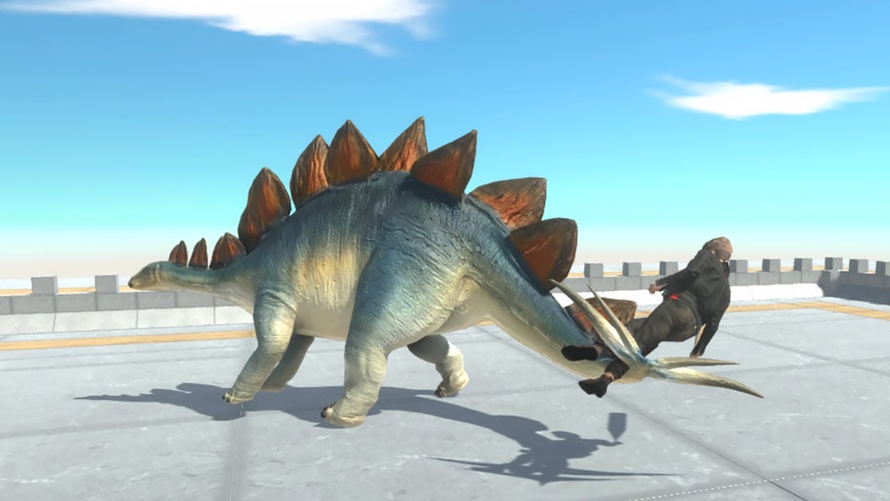 Remastered STEGOSAURUS Stab Units on Tower with Spikes - Animal Revolt ...