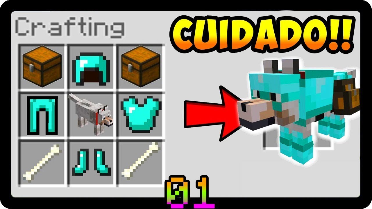 Mod Secreto #01: NOVA ARMADURA PARA SEU CACHORRO NO MINECRAFT !! (100% ...