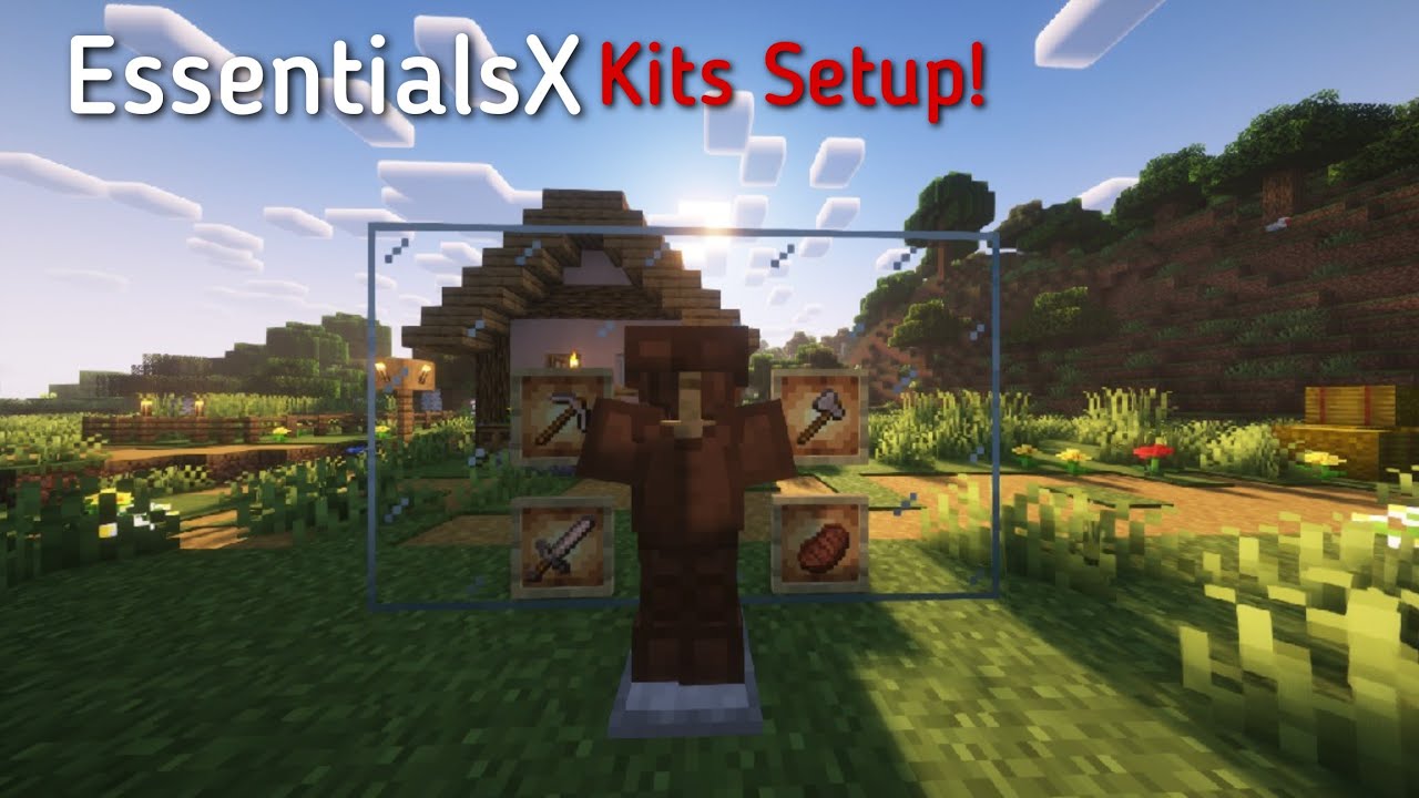 How to setup kits in Minecraft Server - YouTube
