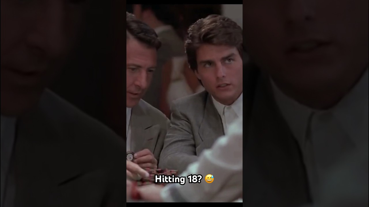Rain Man Casino Scene: Hitting 18 in Blackjack #movies #casino # ...