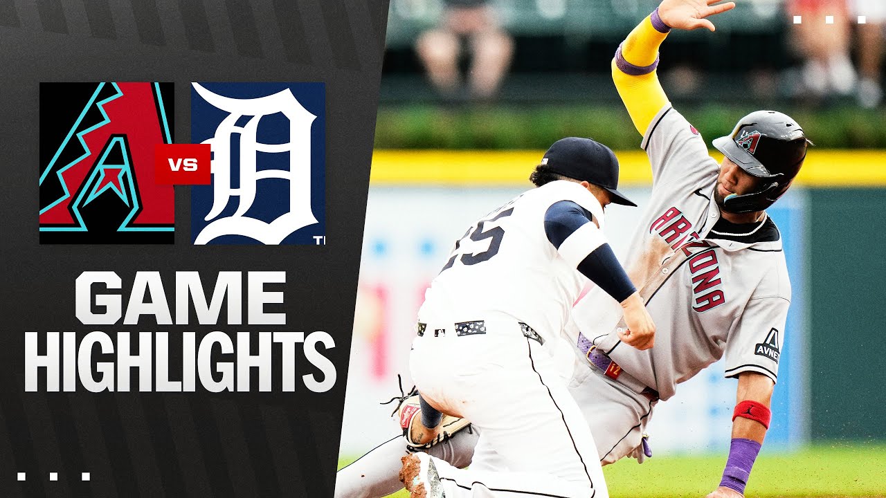 D-backs vs. Tigers Game Highlights (7/28/25) | MLB Highlights - YouTube