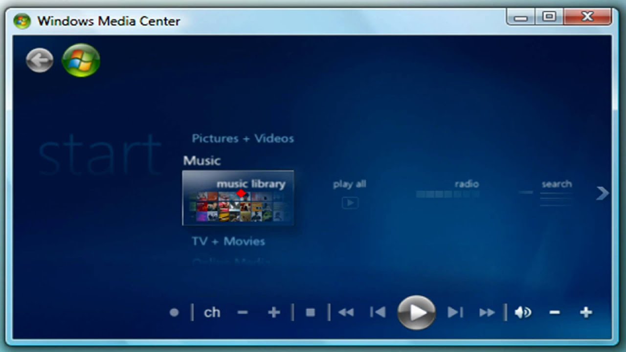 Windows Media Center Review (HD) - YouTube