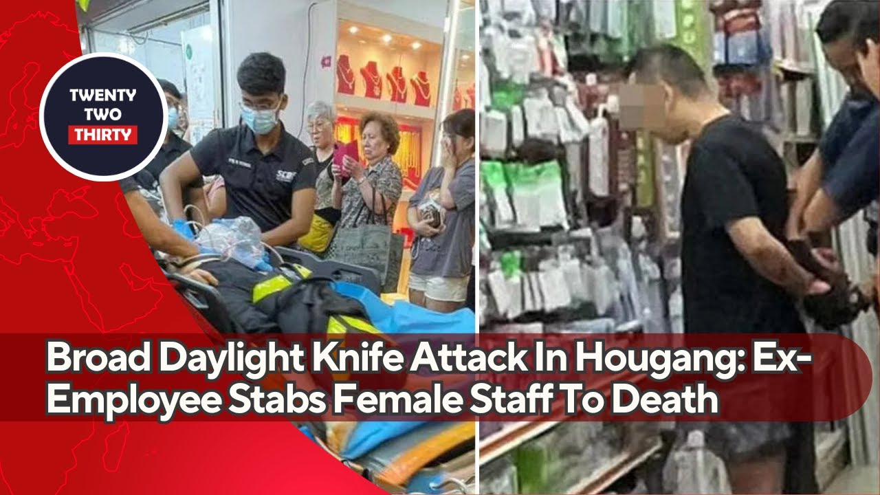 Shocking Broad Daylight Knife Attack In Hougang: Ex-Employee Stabs ...