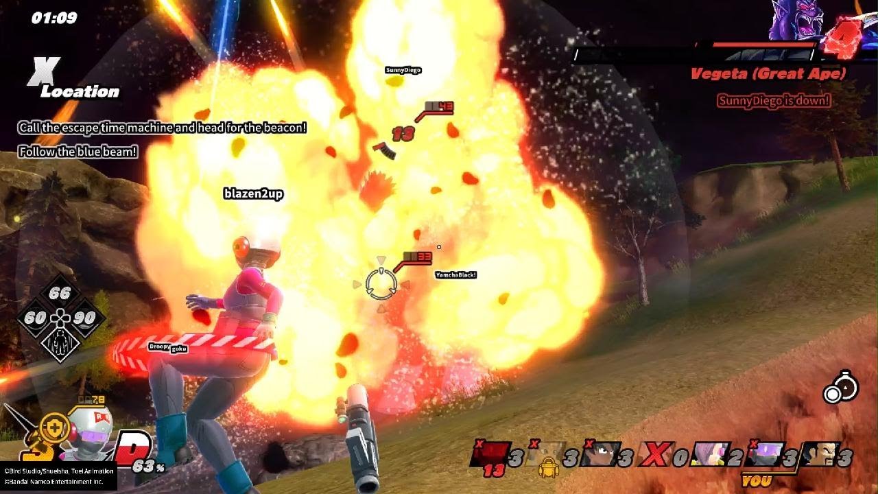 DRAGON BALL[Cutting vegeta's tail off] - YouTube