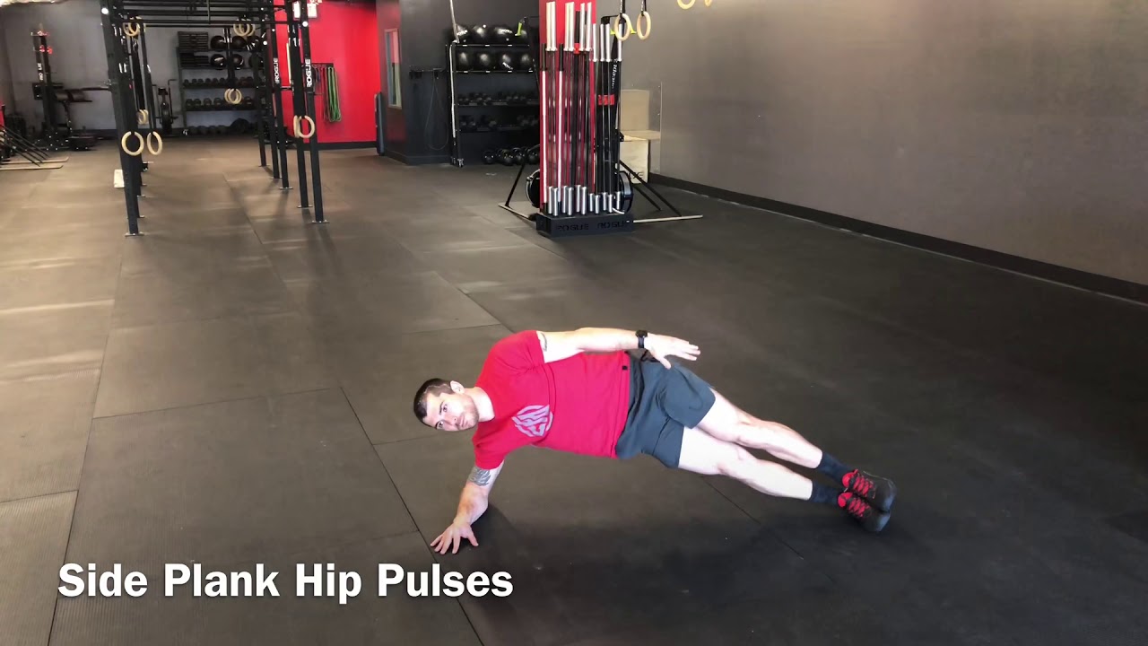Side Plank Hip Pulses - YouTube