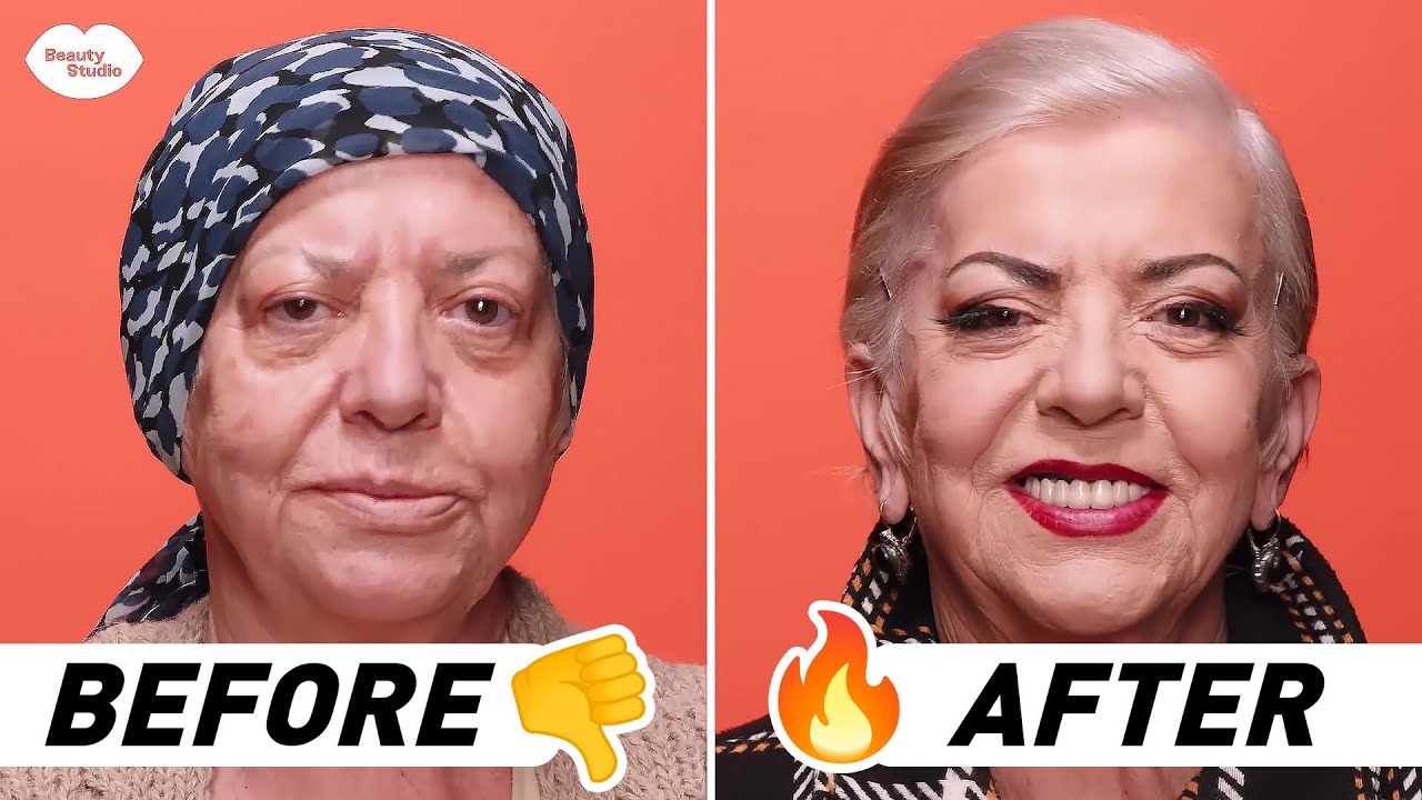Grandma Amazing Makeup Transformation | Beauty Studio - YouTube