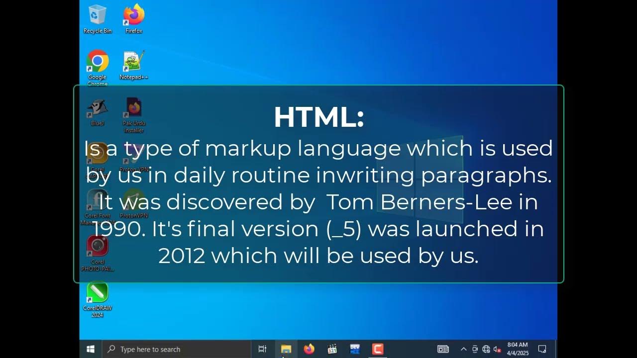 Learn HTML part 1: Setting the software to code html + intro and use of HTML | Programming ...