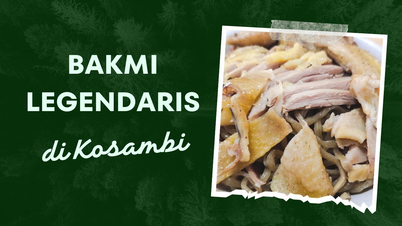 Bakmi Ayam H Ahok - Duri Kosambi - YouTube