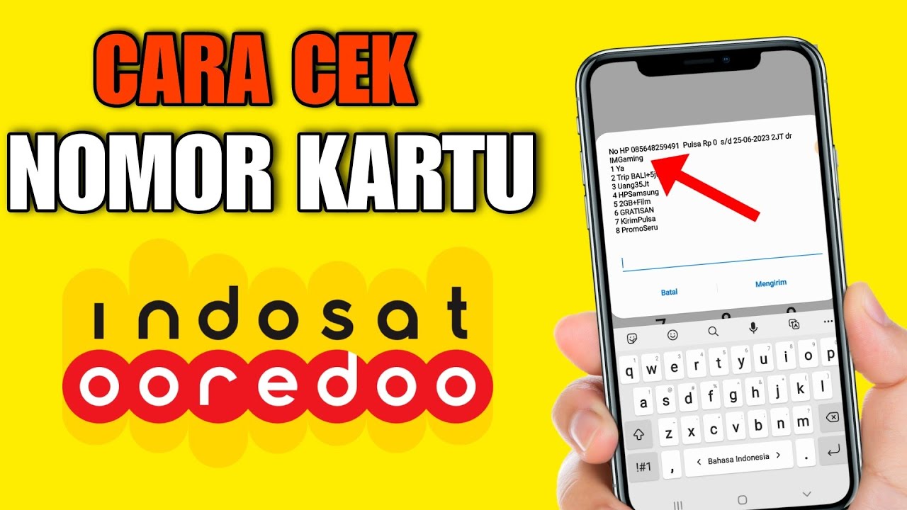Cara Cek Nomor Indosat (IM3) Terbaru 2023 - YouTube