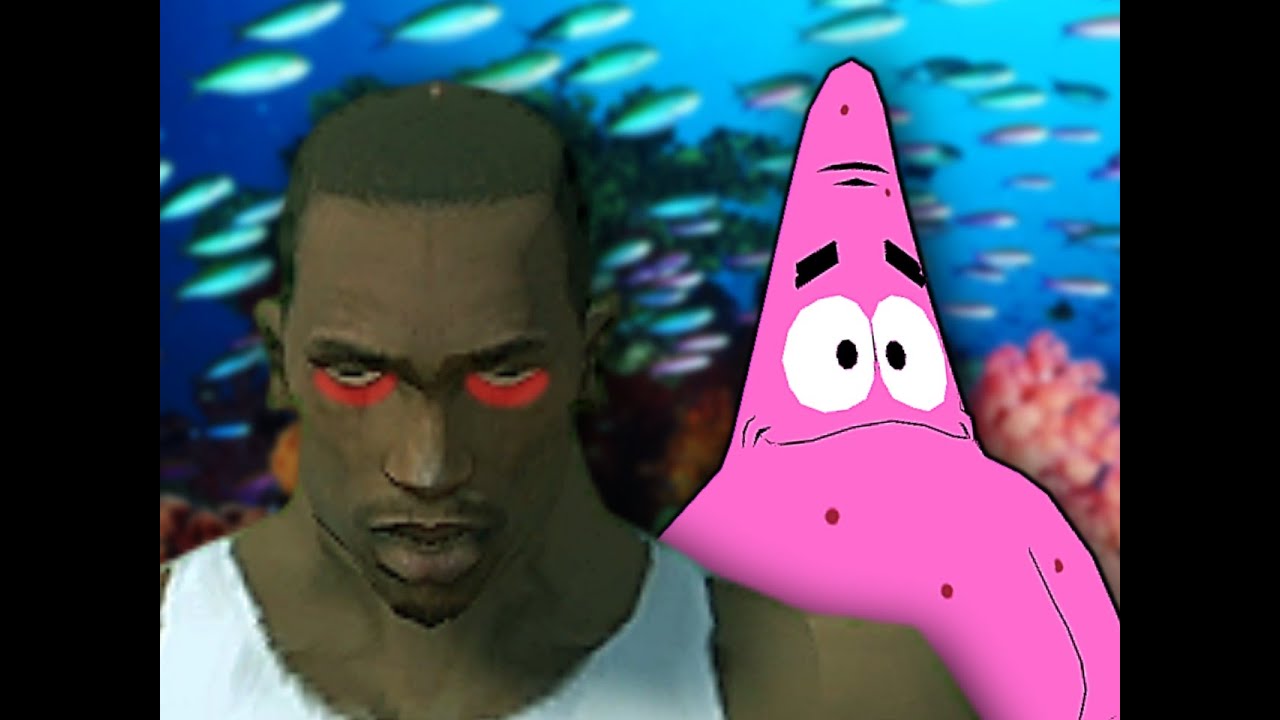 [RE-EDIT] Carl Johnson vs Patrick Star - Epic Rap Battle Parodies 2014 April Fools Special - YouTube