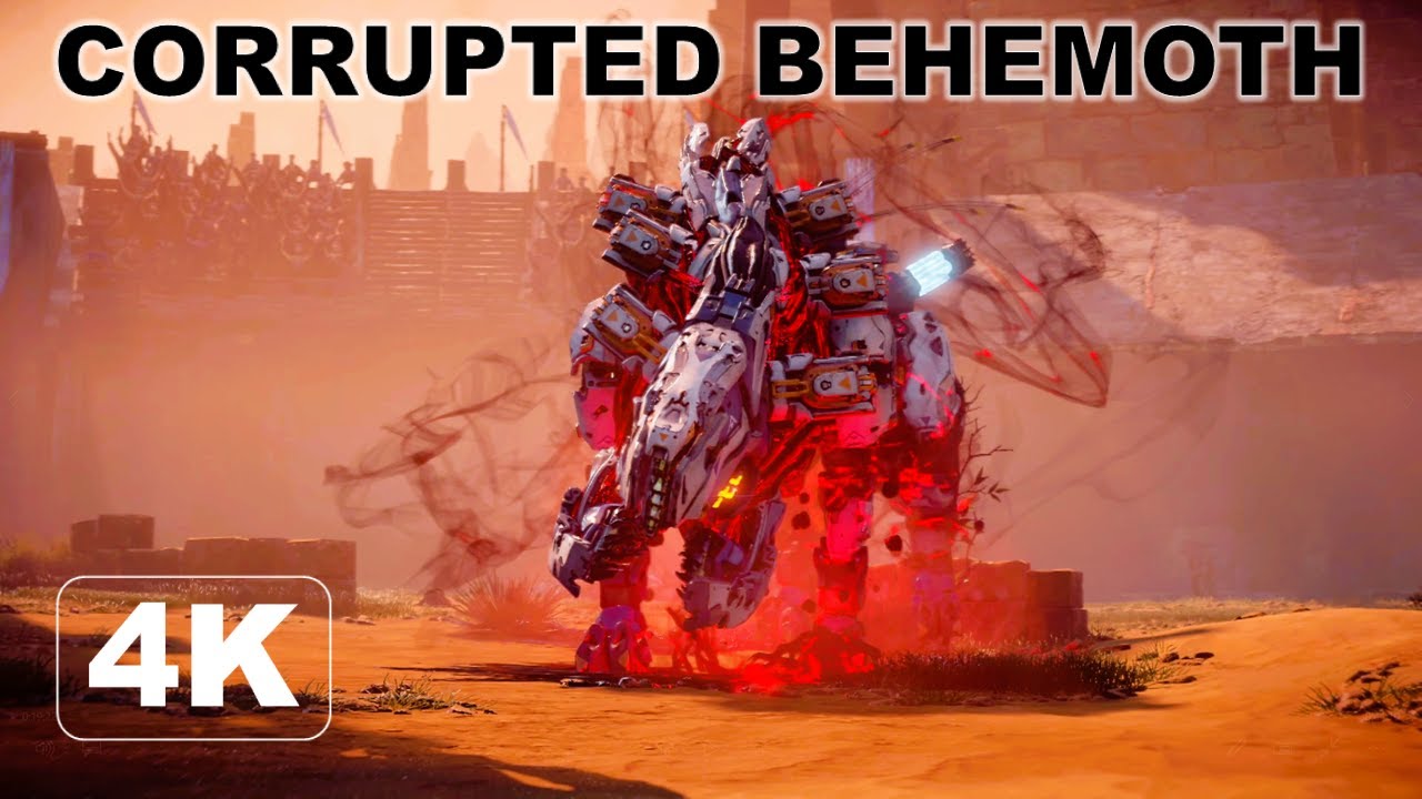 Corrupted Behemoth Boss Fight - Horizon Zero Dawn (Fast Kill) [Ultra ...