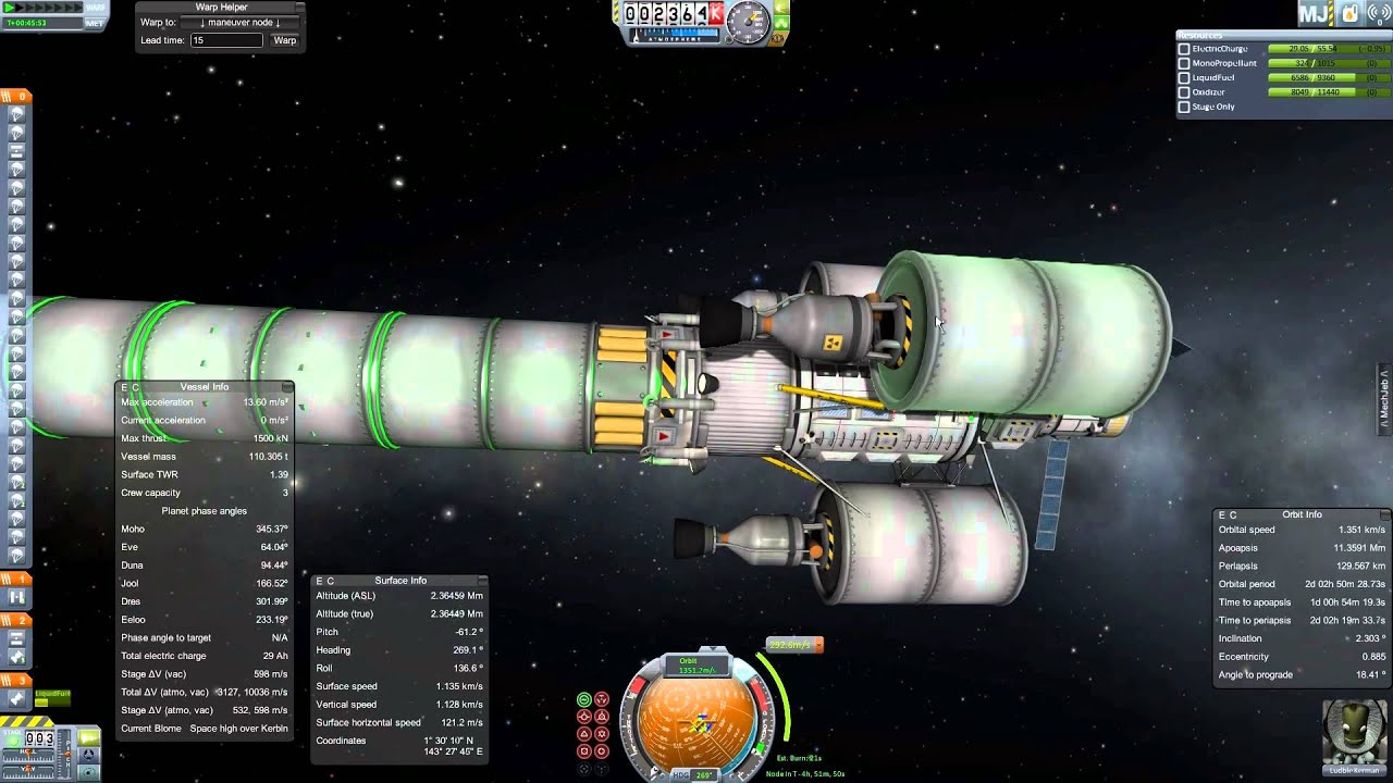 All the Mun biomes in one launch? Part 1 - YouTube