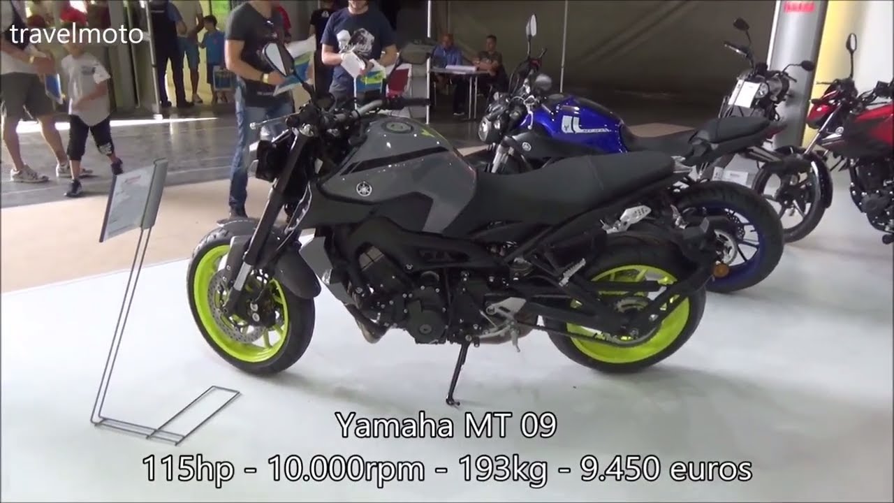The new Yamaha MT models 2017 - YouTube
