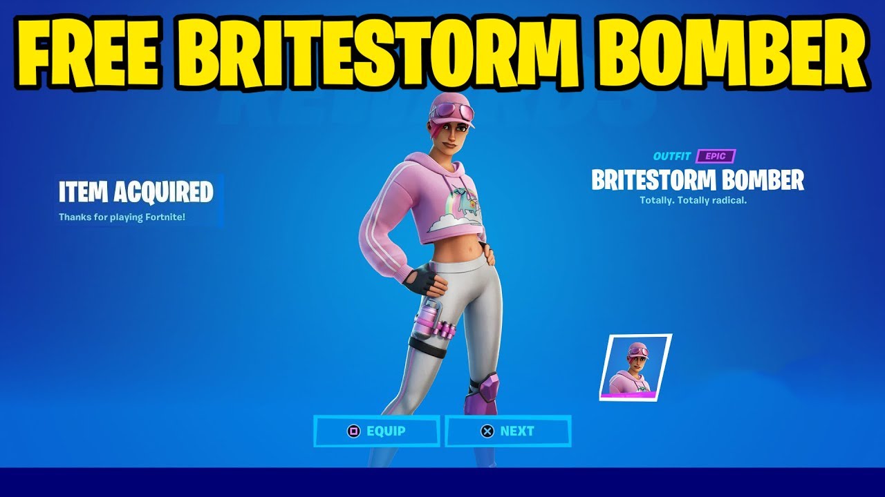 How To Get Britestorm Bomber In Fortnite - YouTube