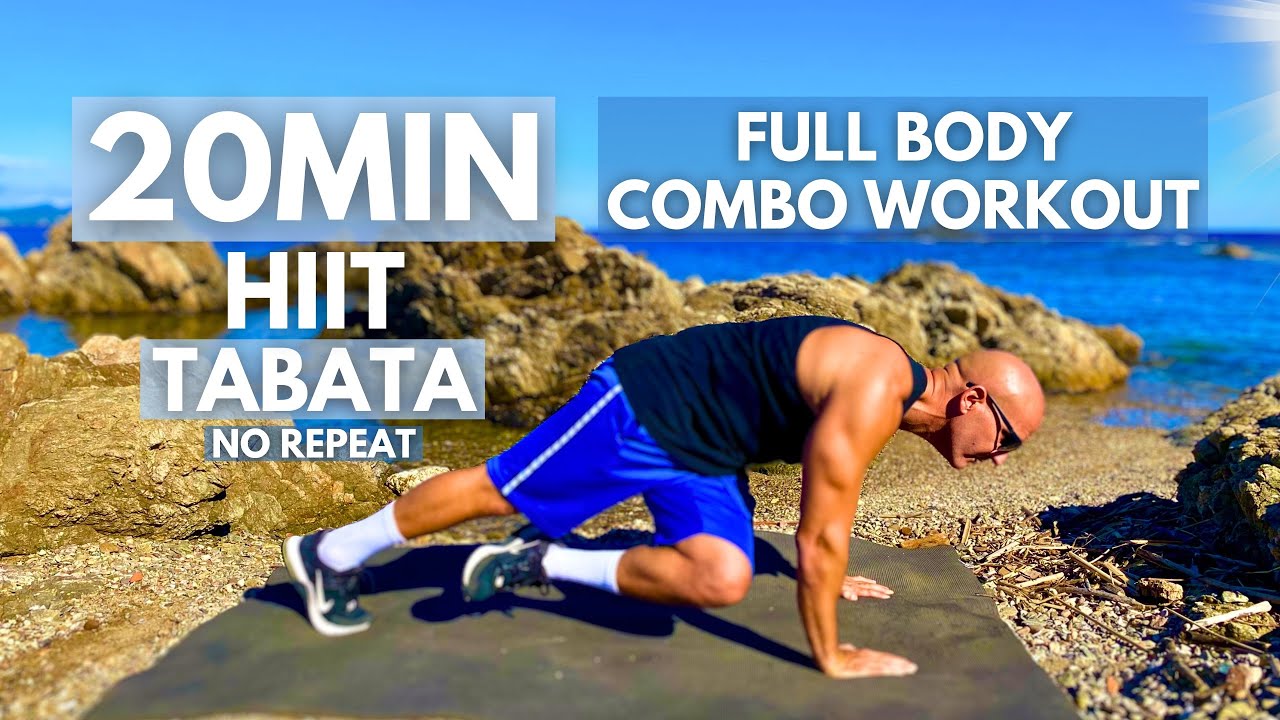 TABATA HIIT 20MIN / COMBO WORKOUT / Tabata 30/10 / NO REPEAT FULL BODY ...