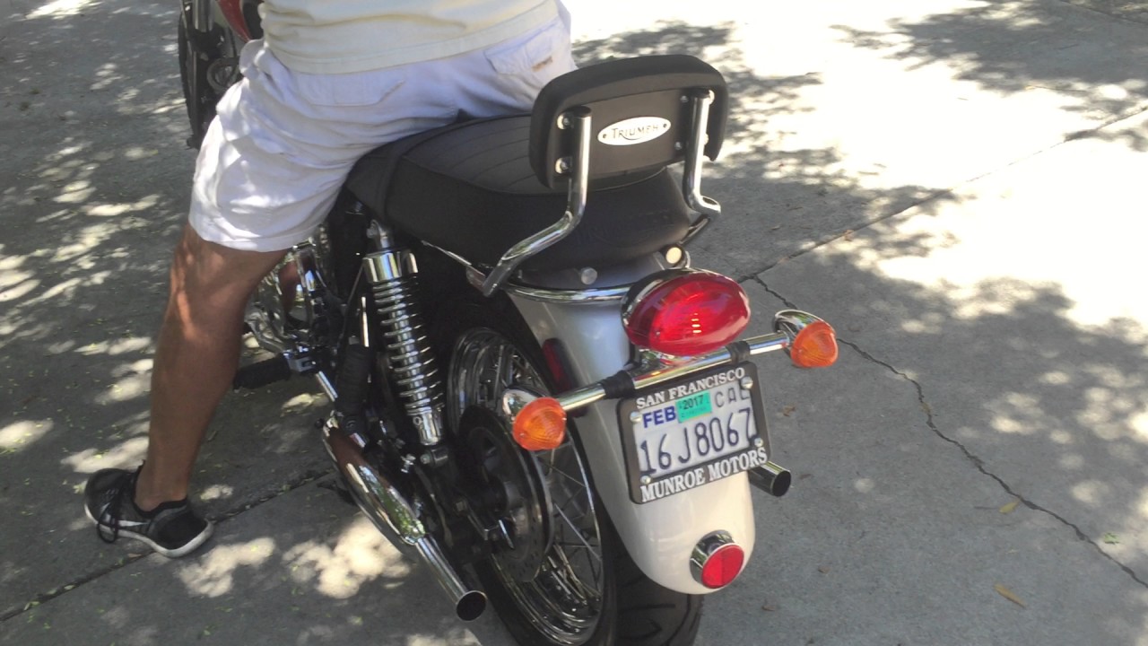 2003 Triumph T100 Bonneville 100yr Anniversary - YouTube