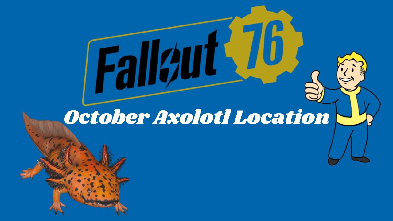Fallout 76 October Axolotl Location - YouTube