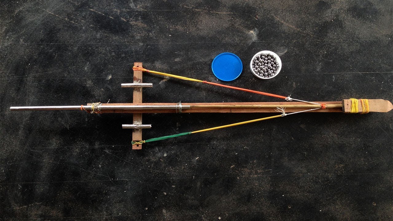 How to Make a Gun from Dry Bamboo - YouTube
