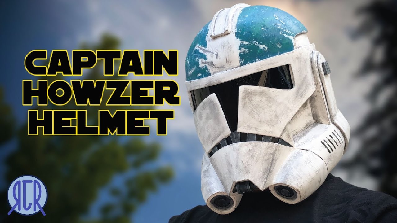 Cardboard CAPTAIN HOWZER Helmet! (The Bad Batch) - YouTube