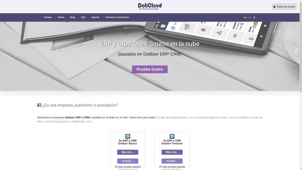 DoliCloud: Benefíciese de Dolibarr Open Source ERP y CRM en la nube - YouTube