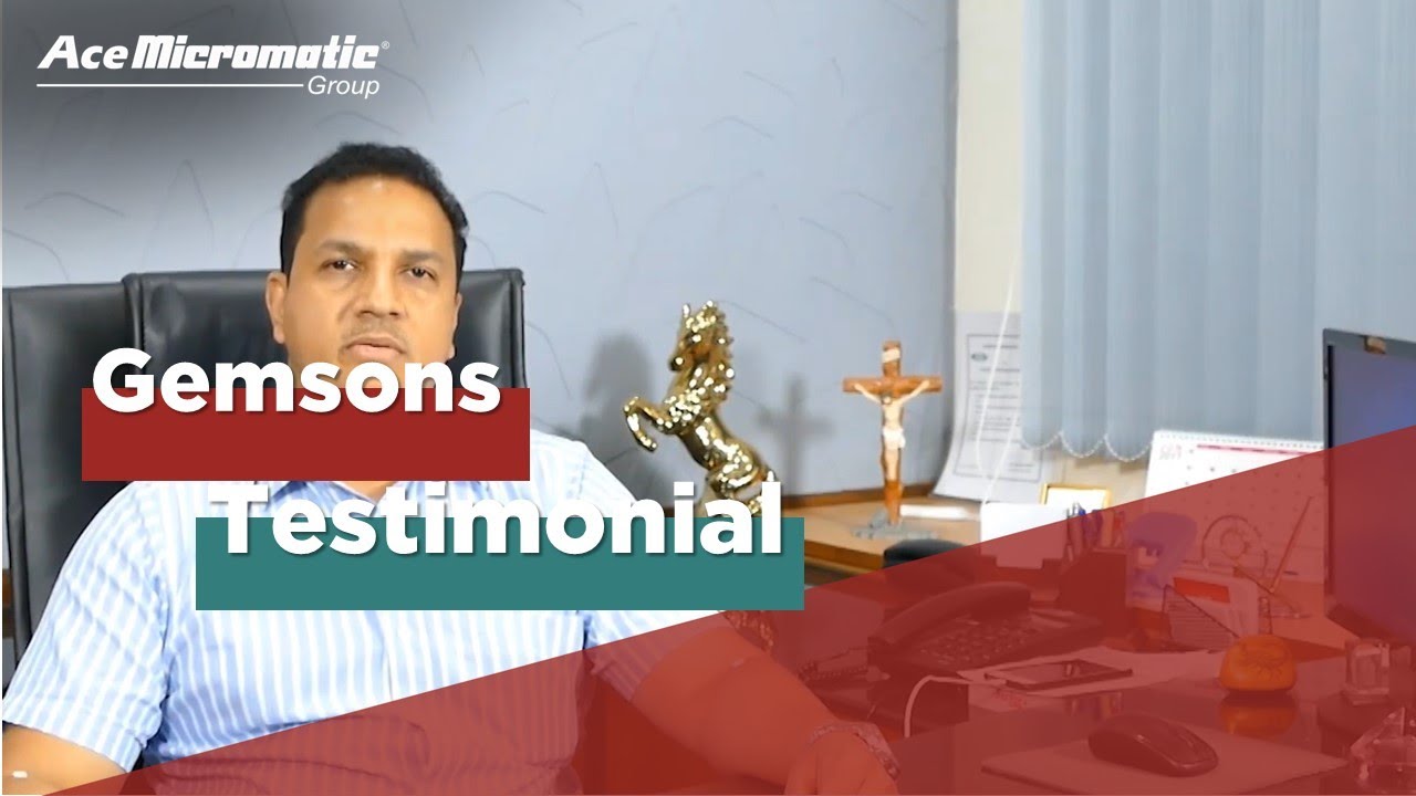 Customer Testimonial - Gemsons Precision Engineering Pvt. Ltd. - YouTube