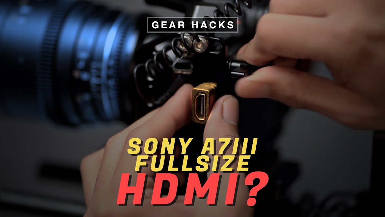 Gear Hacks 1 | Micro HDMI to HDMI Converter Smallrig HDMI Clamp Lock ...