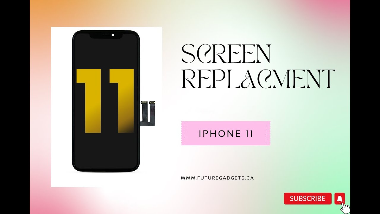 How to replace iPhone 11 Screen - YouTube