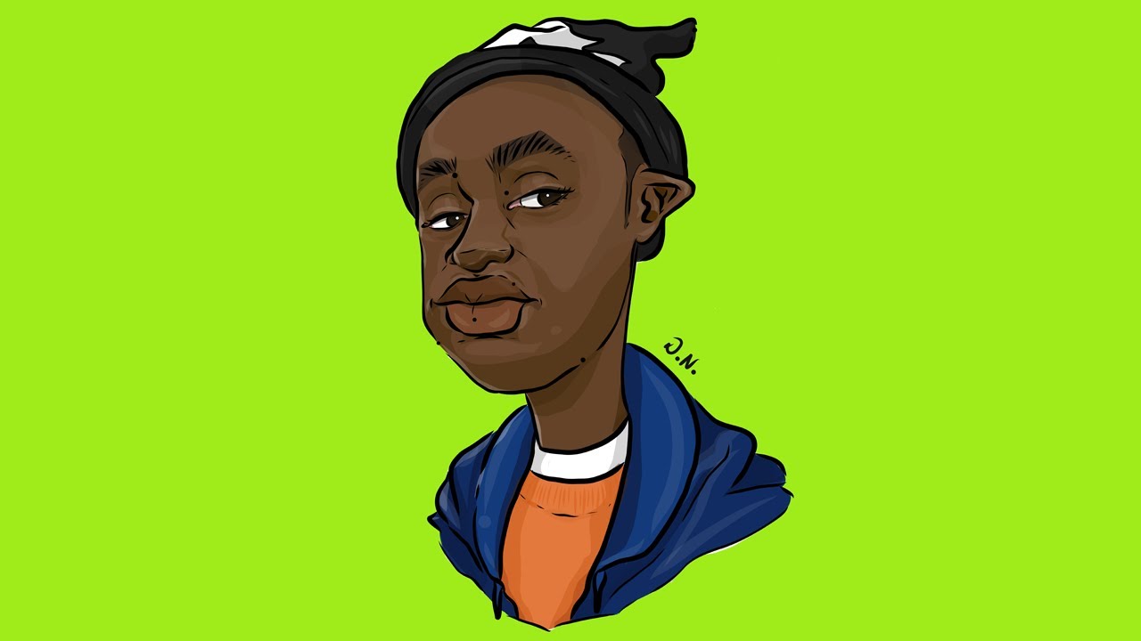THE WIRE: POOT Digitalizing a hand drawn comic caricature of POOT - YouTube