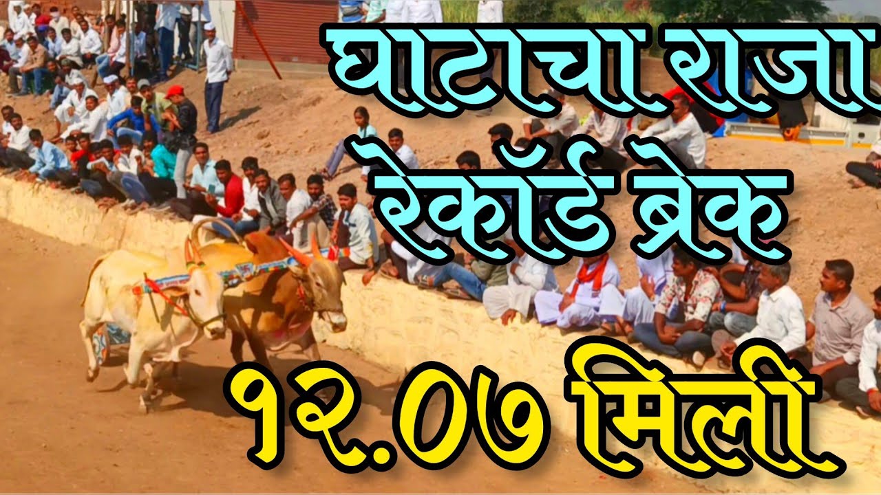 खडकी घाटाचा राजा | १२.०७ मिली | गोविंद शेठ खिल्लारी | Khadaki bailgada ...