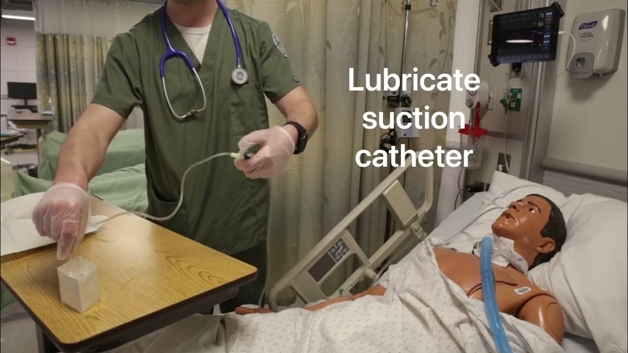 Tracheostomy Suctioning - YouTube