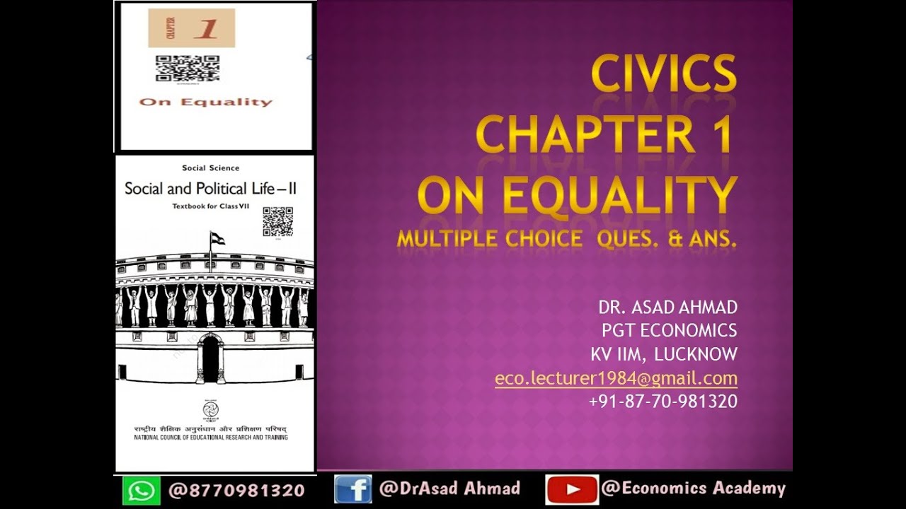 Class 7 Ch 1 Civics MCQs On Equality NCERT CBSE For More class-7-ch-1-civics-mcqs-on-equality-ncert-cbse-for-more