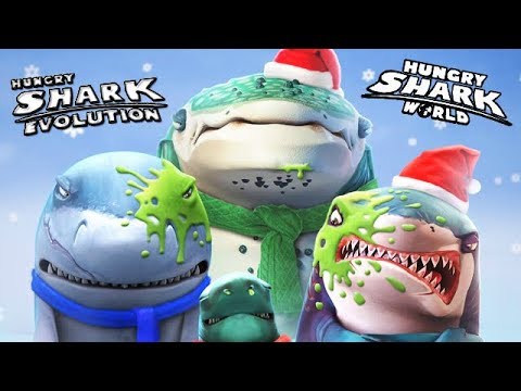 HUNGRY SHARK WORLD vs EVO (IT'S SNOTTY SEASON) - YouTube
