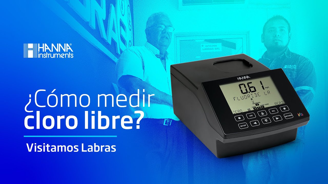 ¿Cómo medir cloro libre con un espectrofotómetro? - YouTube