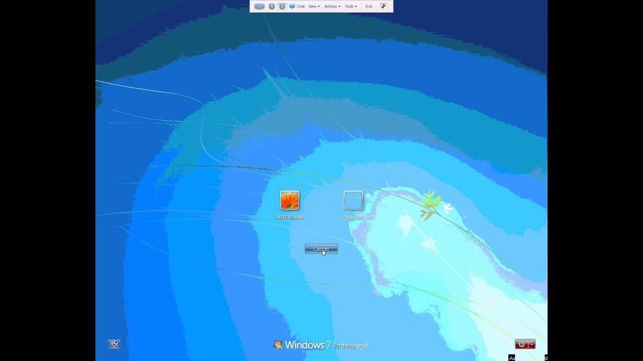 How to switch users to log into Windows 7 - YouTube